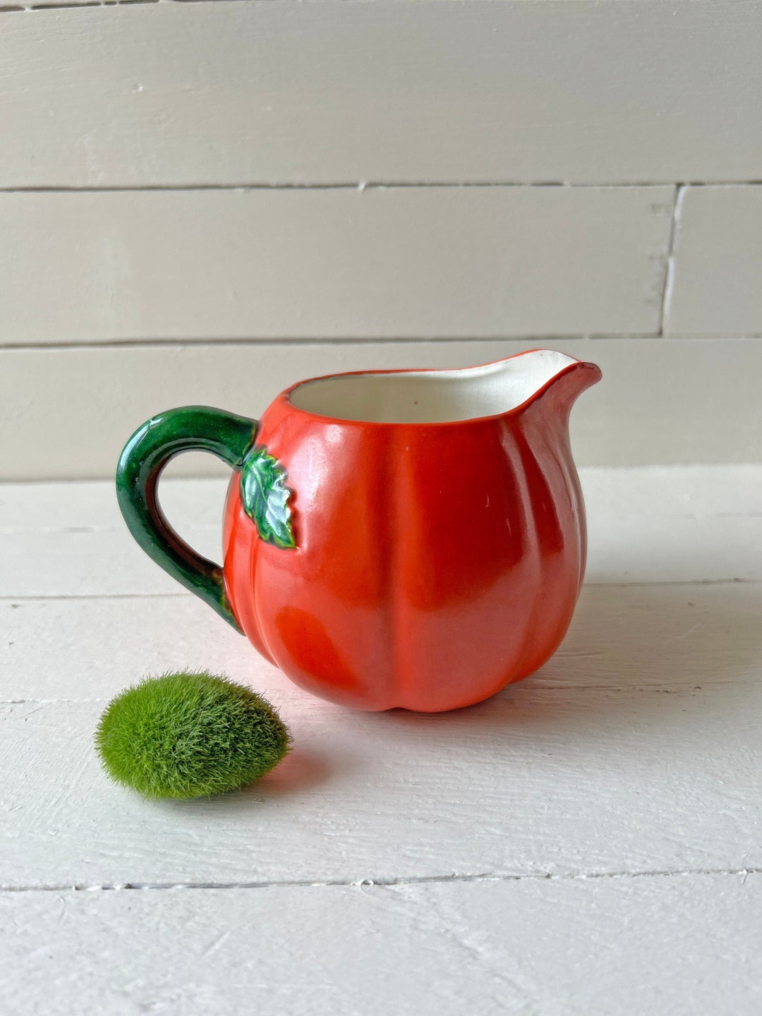 Vintage Maruhon Ware Pumpkin Shaped Tea Pot, Creamer Set // Halloween ...