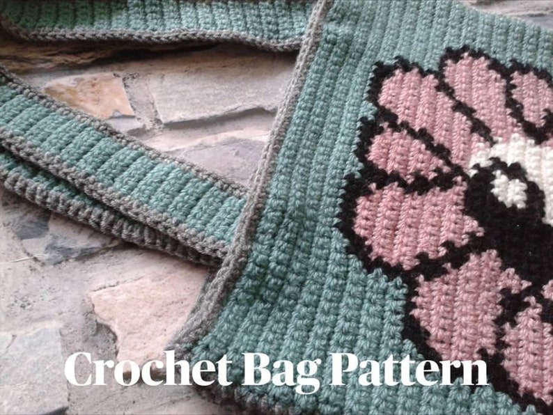 Yin & Yang Flower Crochet Bag Pattern PDF Digital Download - Etsy