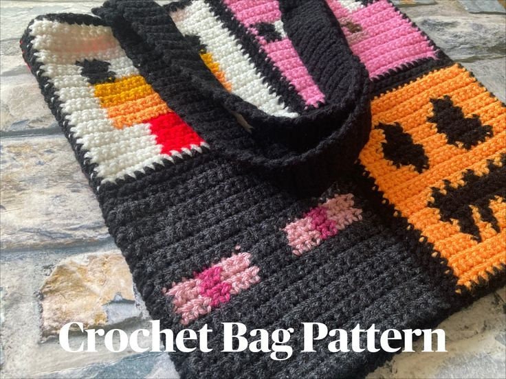 Minecraft Inspired Crochet Bag Pattern PDF Digital Download - Etsy