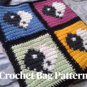 Yin & Yang Heart Crochet Bag Pattern PDF Digital Download - Etsy