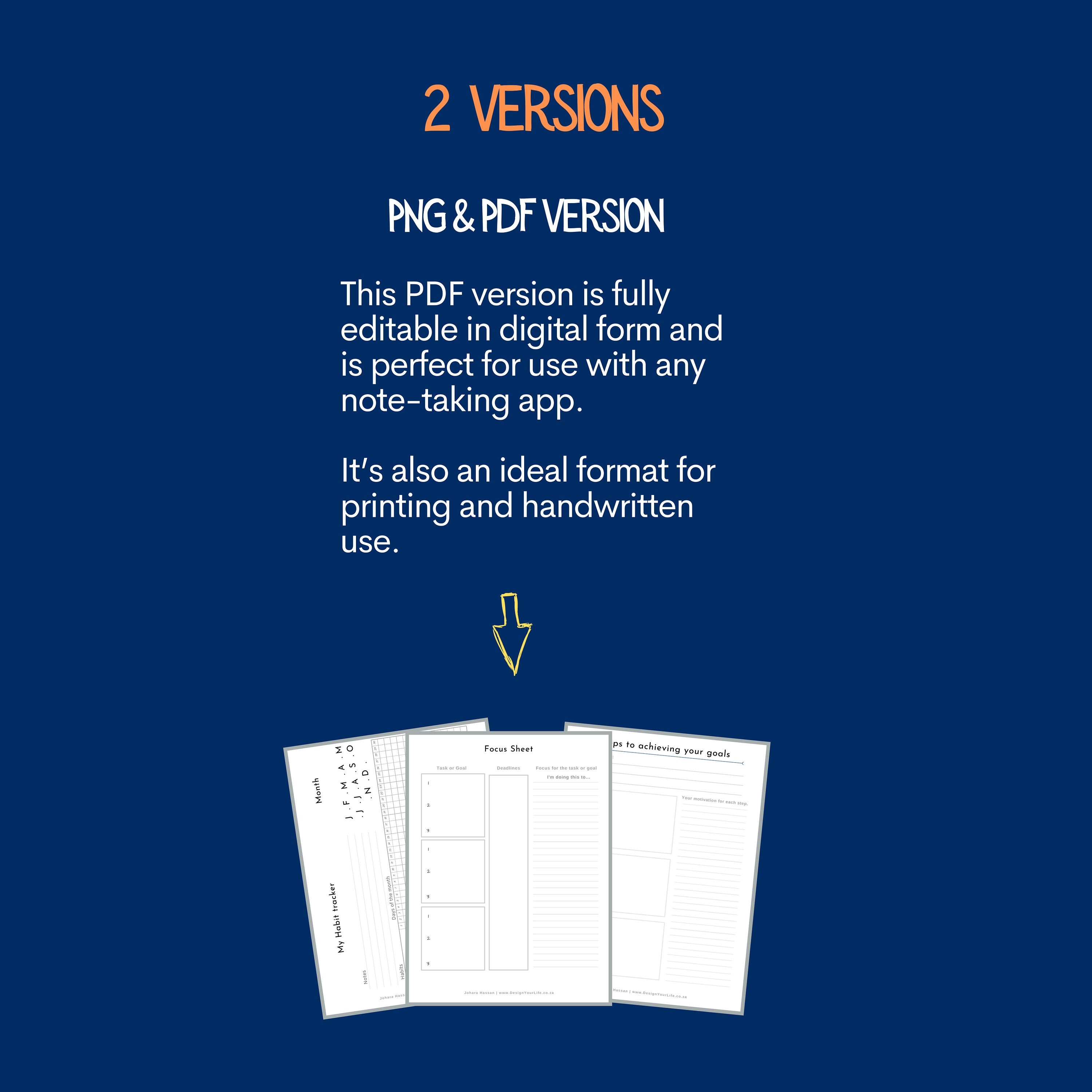 DIY Planner Pages Printable That You Can Customise, 21p, Digital ...
