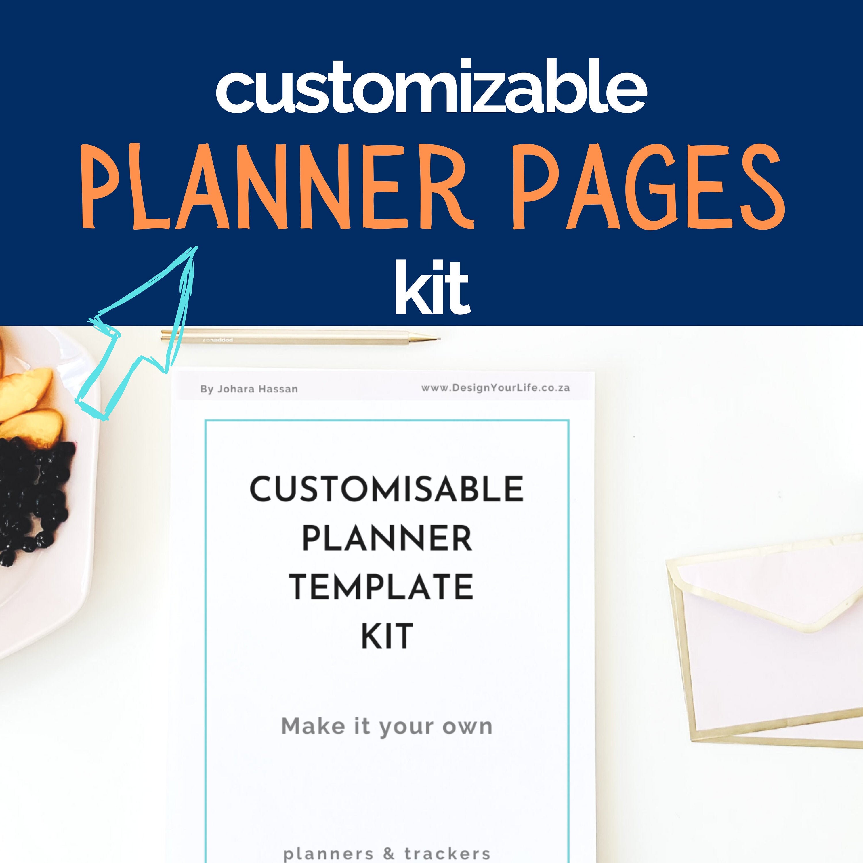 DIY Planner Pages Printable That You Can Customise, 21p, Digital ...