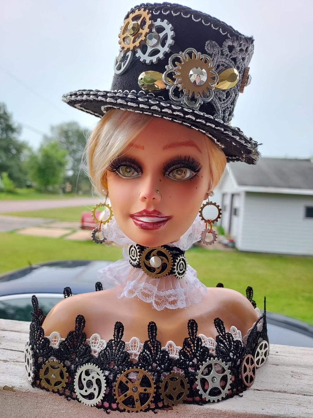 Steampunk Barbie OOAK Bust - Etsy