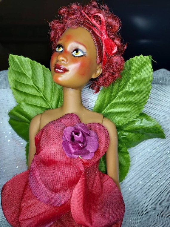 Flower Fairy Red Rose - Etsy