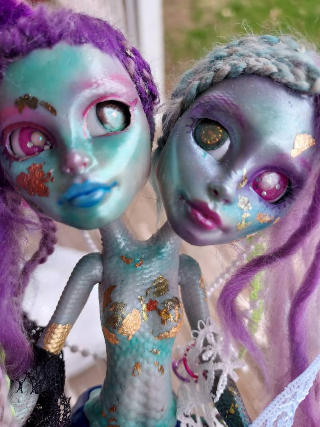 Custom Monster High Doll Ooak Peri and Pearl - Etsy