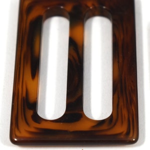 Vintage Buckles-tortoise Shell-rectangle Buckle-quality Belt Buckle ...