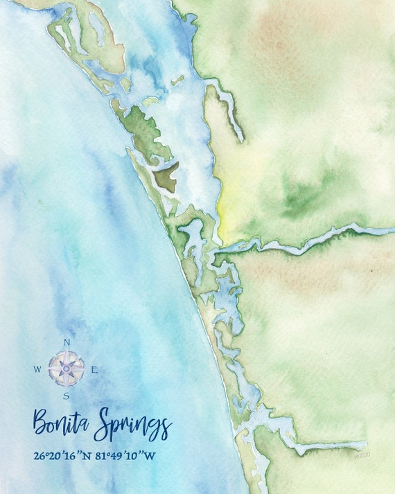 Mapa De Bonita Florida