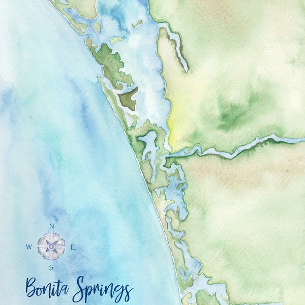 Florida map bonita springs