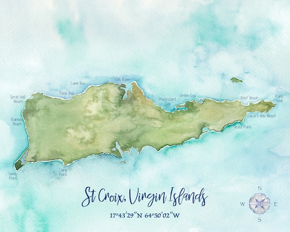 St Croix Usvi Map