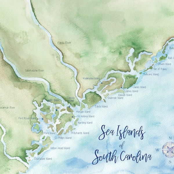 South Carolina Print - Etsy