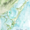 Block Island Watercolor Map - Etsy