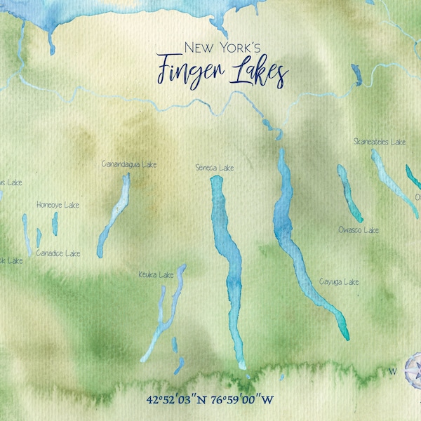 Finger Lakes - Etsy