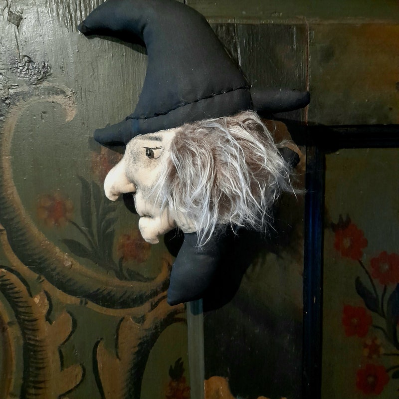 Hand Painted Witch Face - Etsy