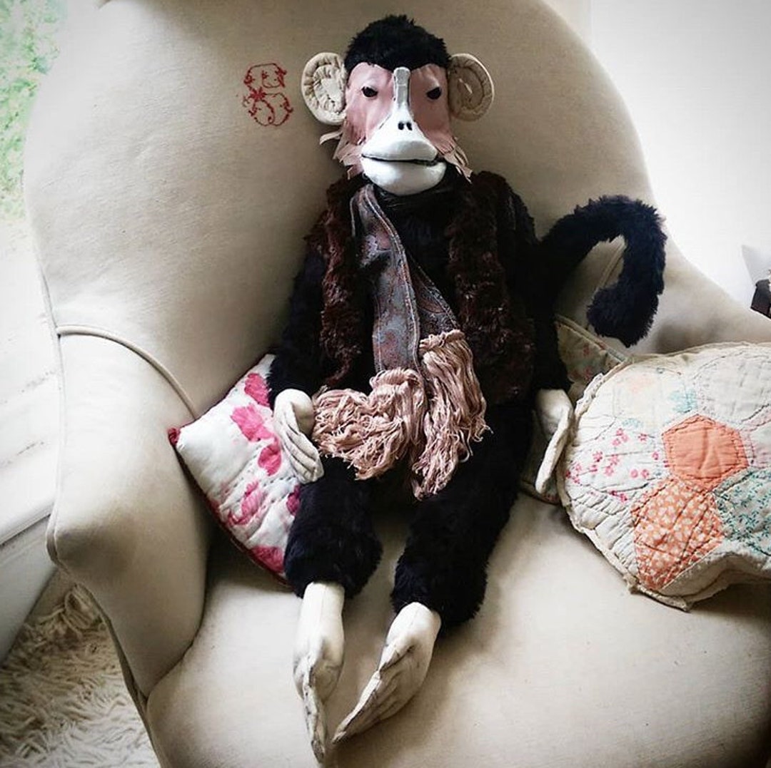 Puppet Topov the Monkey Styled Hand Puppet - Etsy UK