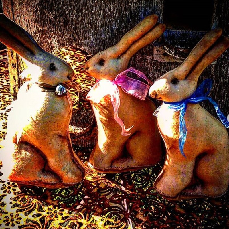 Primitive Rabbit Patterns - Etsy