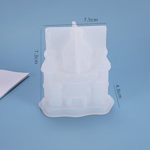 Cartoon Castle Silicone Mold-3d Fairytale Castle Mold-beautiful Castle ...