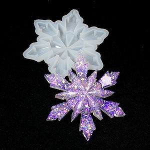 Beautiful Snowflake Silicone Mold-christmas Snowflake Resin Mold ...