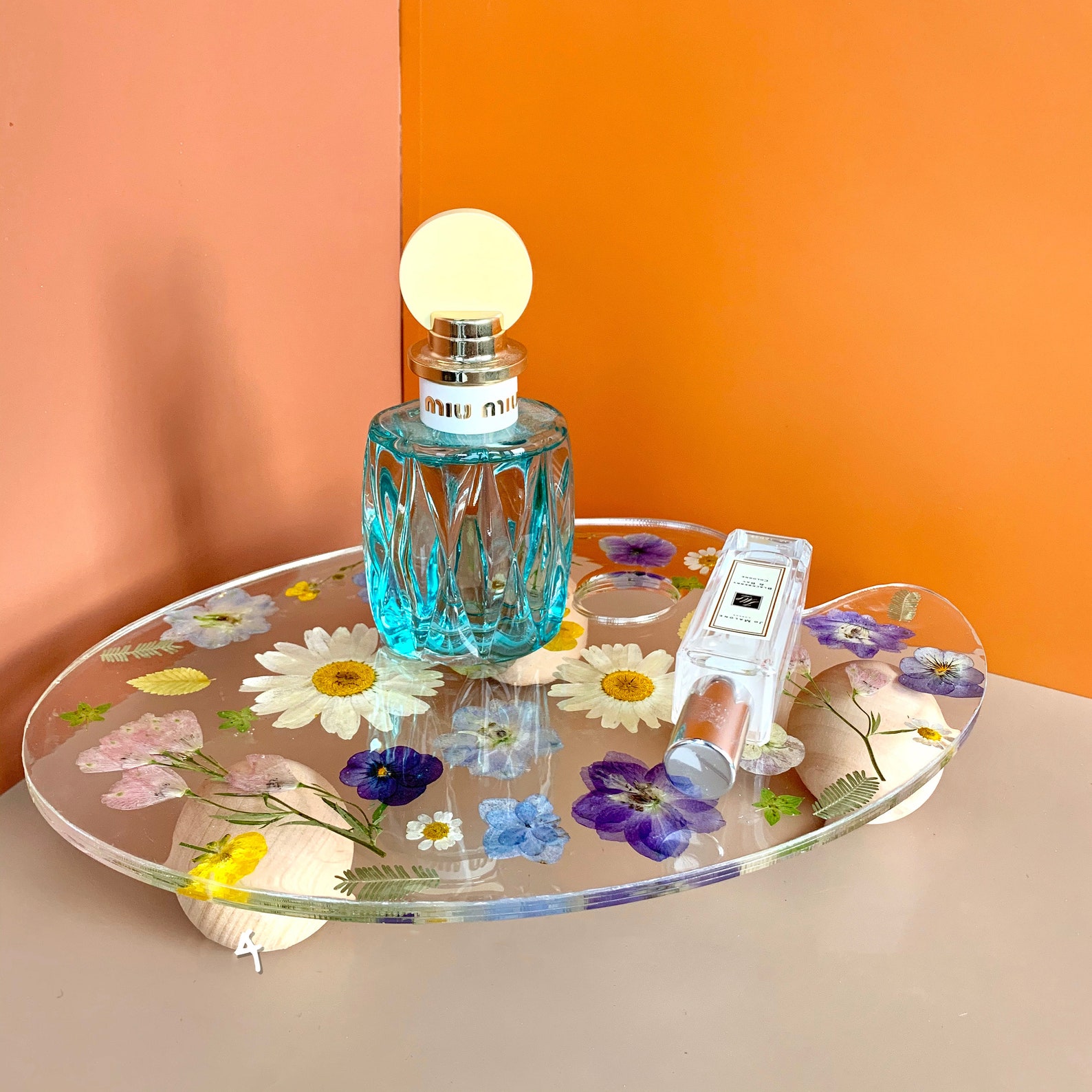 Paint Palette Resin Mold-resin Art Palette Mold-oval Palette Mold ...