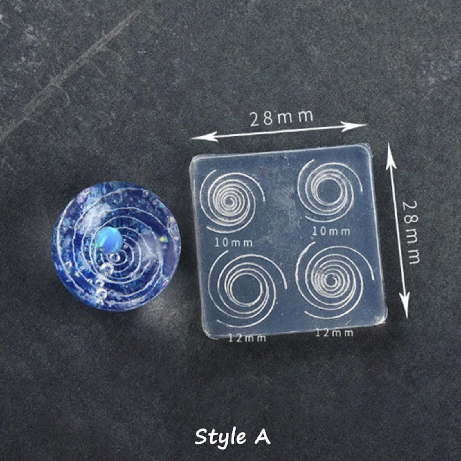 Spiral Resin Silicone Mold-cosmic Vortex Mold-galaxy Star Mold-universe ...
