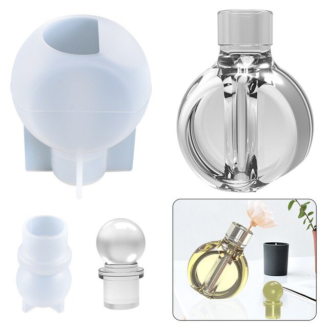 Perfume Bottle Silicone Mold-vintage Vase Resin Mold-3d Vase - Etsy