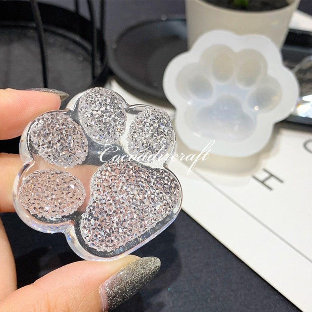 Cute Cat Paw Silicone Mold-cat Paw Resin Mold-cat Paw Keychain Mold-cat ...