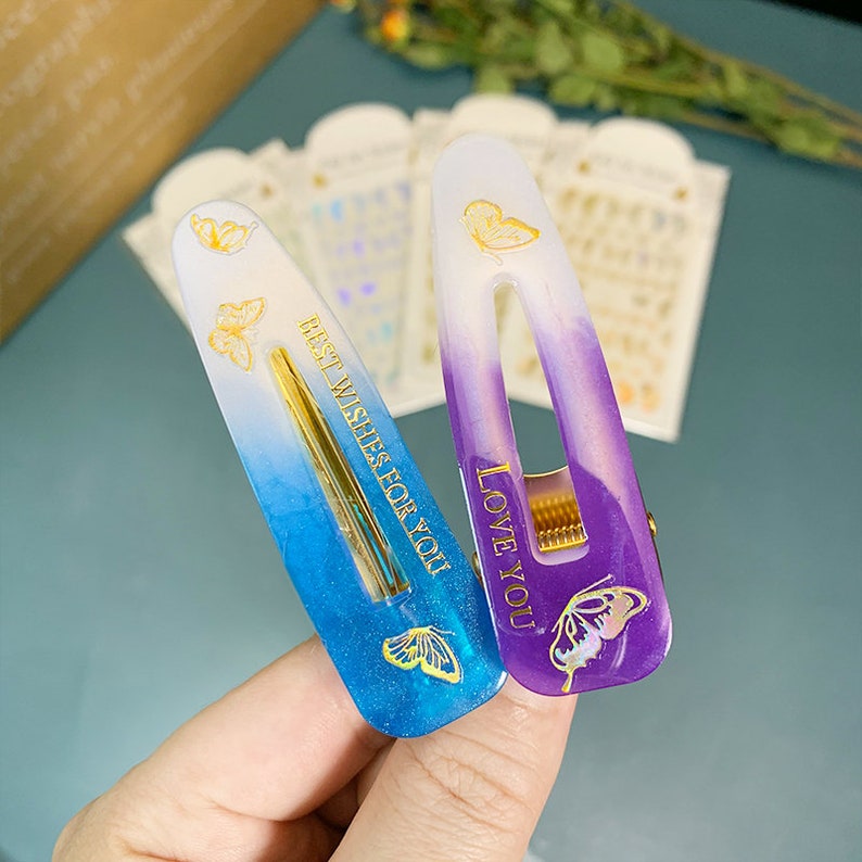 Hair Clip Silicone Resin Molds-fashion Hair Clips Mold-hair - Etsy