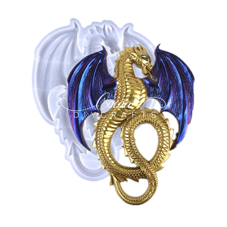 Flying Dragon Silicone Mold-large Dragon Resin Mold-dragon - Etsy