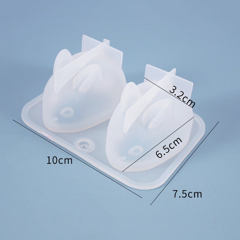 Cartoon Rabbit Silicone Mold-3d Rabbit Resin Mold-rabbit - Etsy