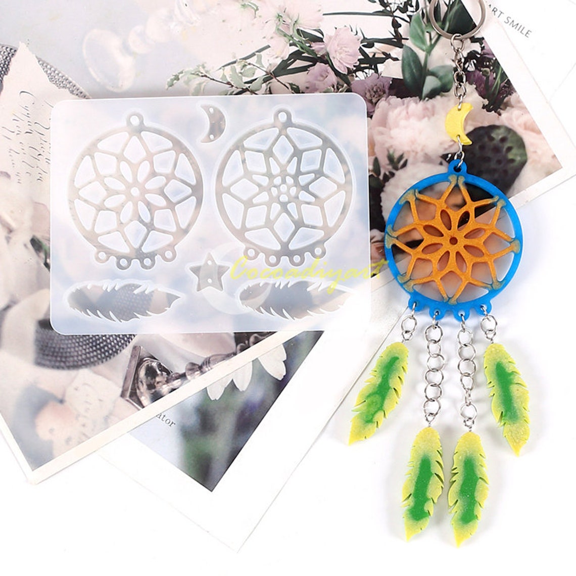 Dream Catcher Silicone Mold-dreamcatcher Necklace Resin - Etsy