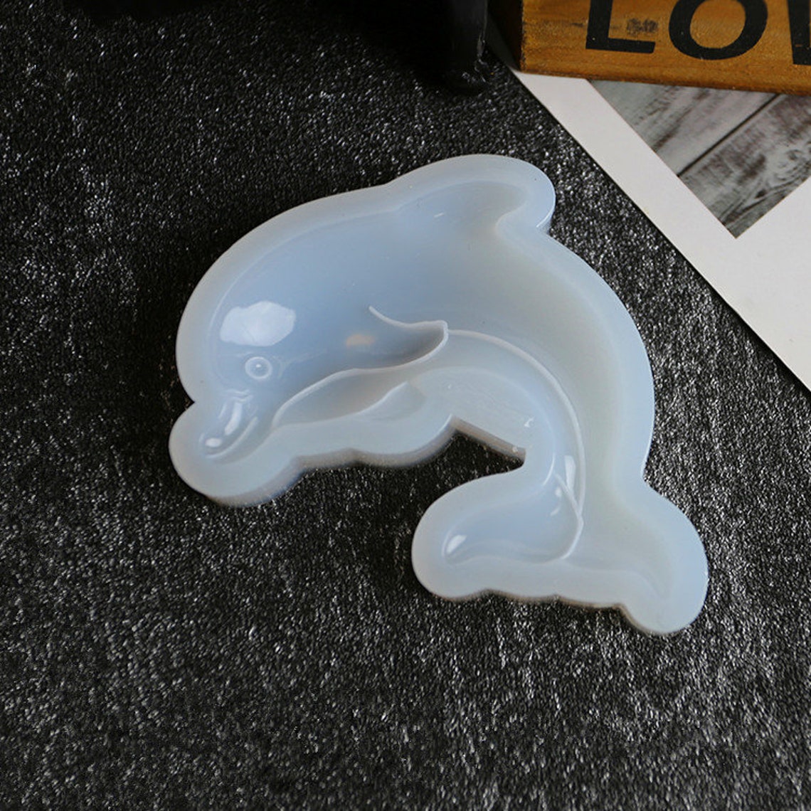 Cute Dolphin Silicone Mold-dolphin Resin Mold-sea Animal | Etsy