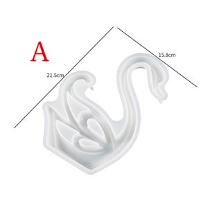 Swan Pair Statue Silicone Mold-concrete Couple Swan Mold-animal Swan ...