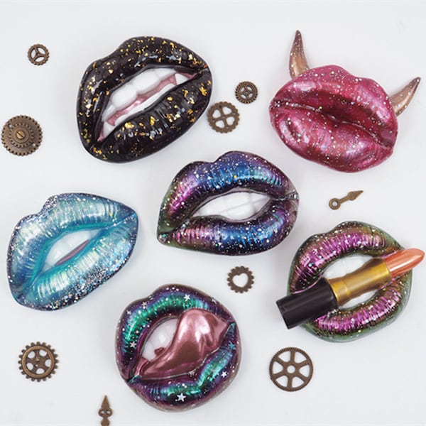 Resin Art Lips - Etsy