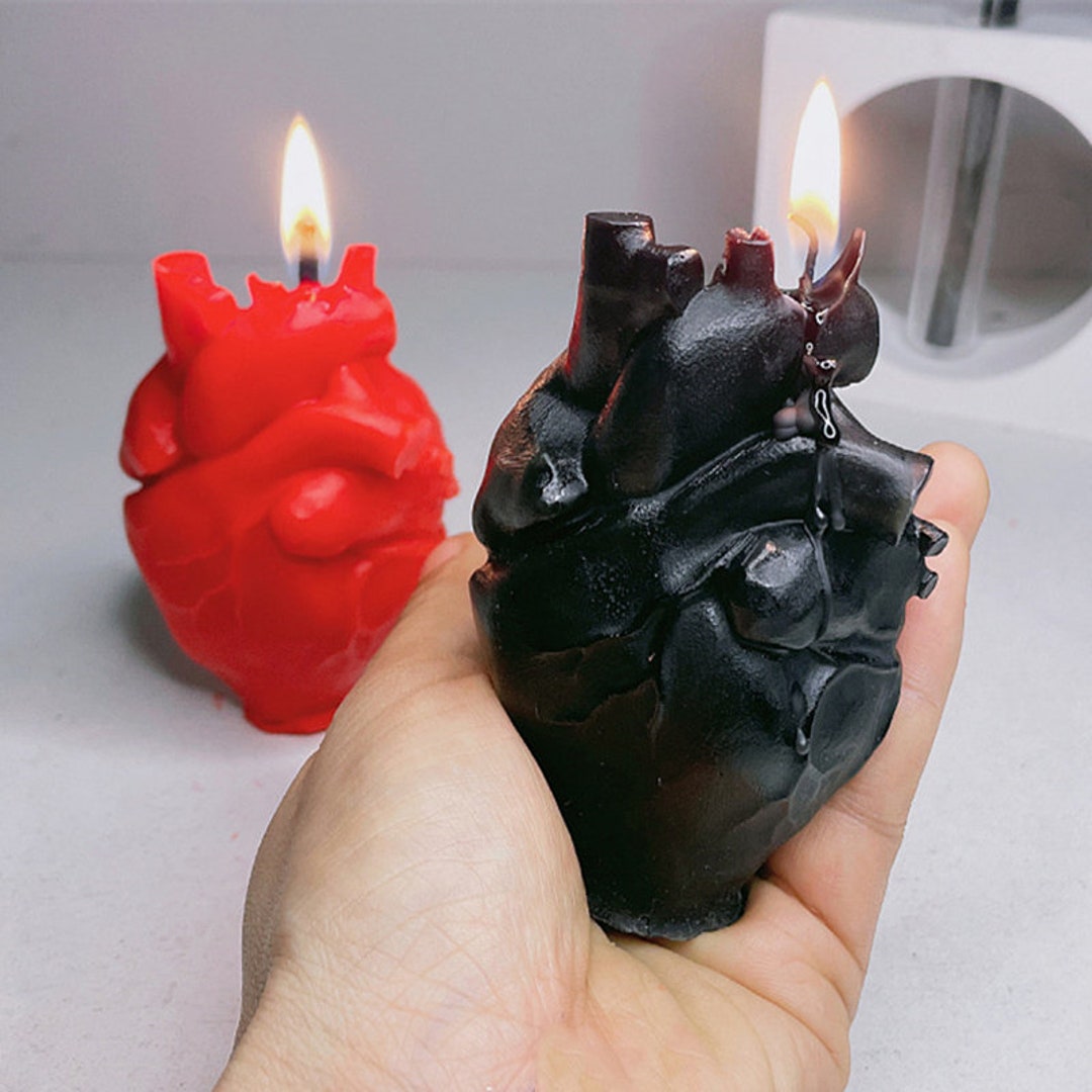 3D Human Heart Silicone Mold-human Heart Candle Mold-halloween Heart ...