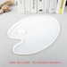 Paint Palette Resin Mold-resin Art Palette Mold-oval Palette Mold ...