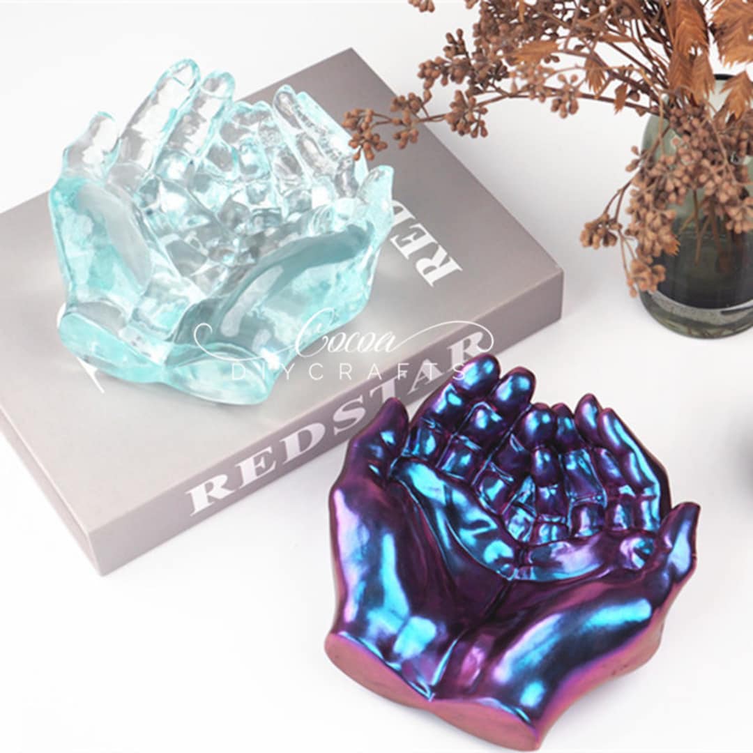 Hands Shape Tray Silicone Mold-hand Bowl Resin Mold-hands Plant Pot ...