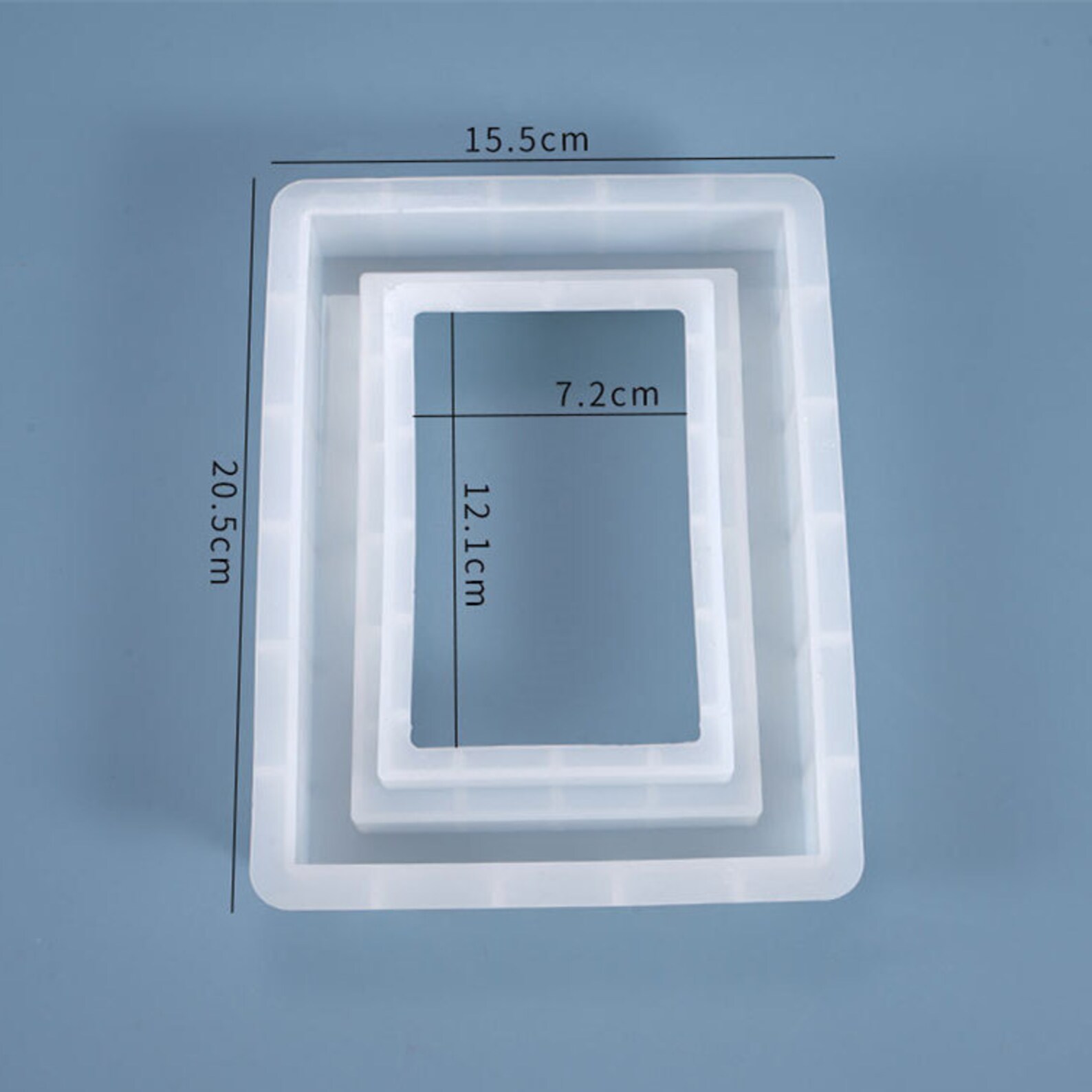Large Photo Frame Silicone Mold-rectangle Photo Frame Resin Mold ...