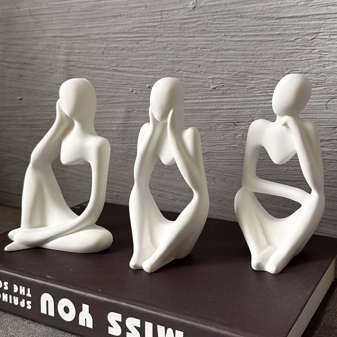 Thinking Man Silicone Mold-thinker Statue Concrete Mold-human Body ...