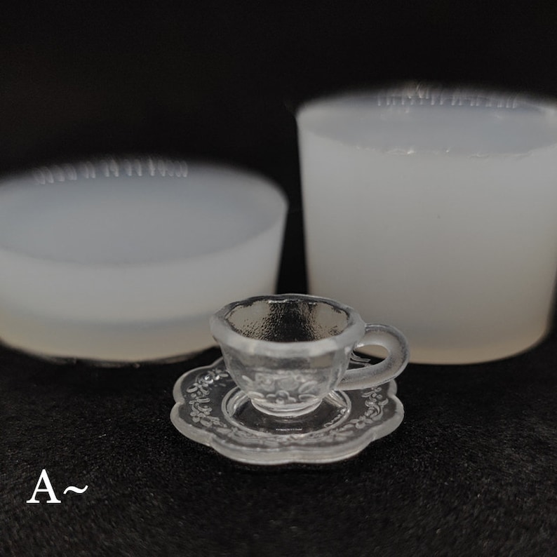 5 Styles Teacup Silicone Mold-miniature Tea Cup Resin Mold-mini Coffee ...