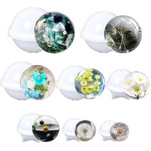 3D Sphere Silicone Mold-crystal Sphere Resin Mold-round Ball Mold ...