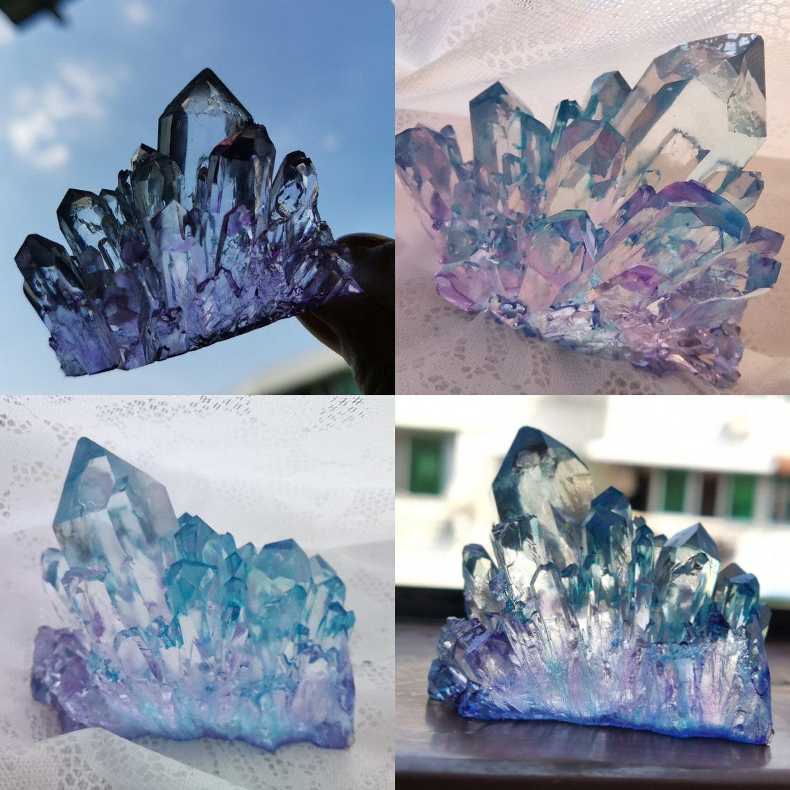 Large Crystal Cluster Spar Mold-crystal Iceberg Resin Mold-glacier ...