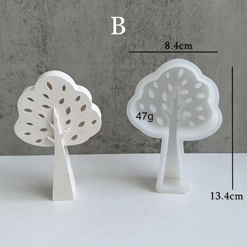 Tree Leaf Cloud Silicone Mold-tree Leaves Resin Mold-christmas Tree ...