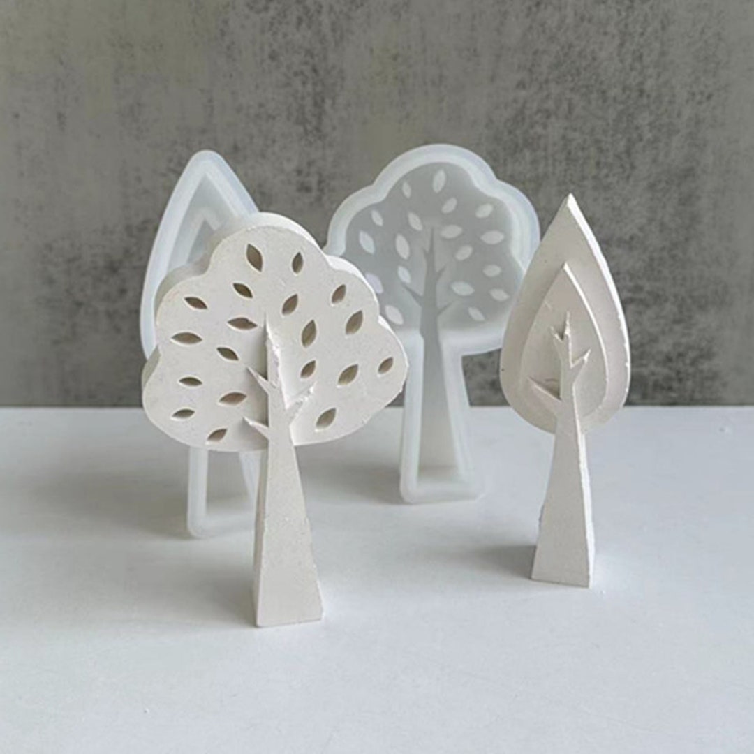 Tree Leaf Cloud Silicone Mold-tree Leaves Resin Mold-christmas Tree ...
