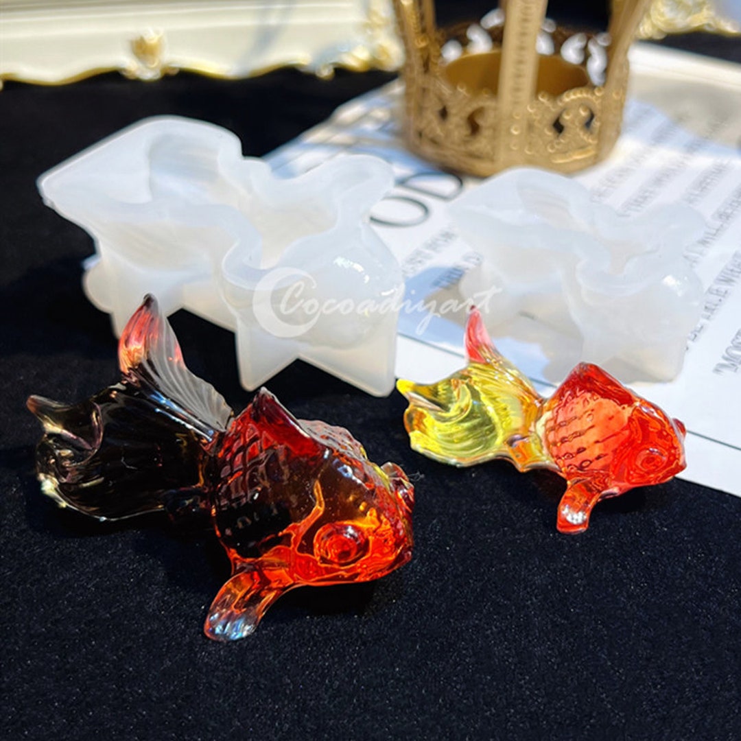 2pcs Cute Goldfish Silicone Mold-goldfish Resin Mold-goldfish - Etsy