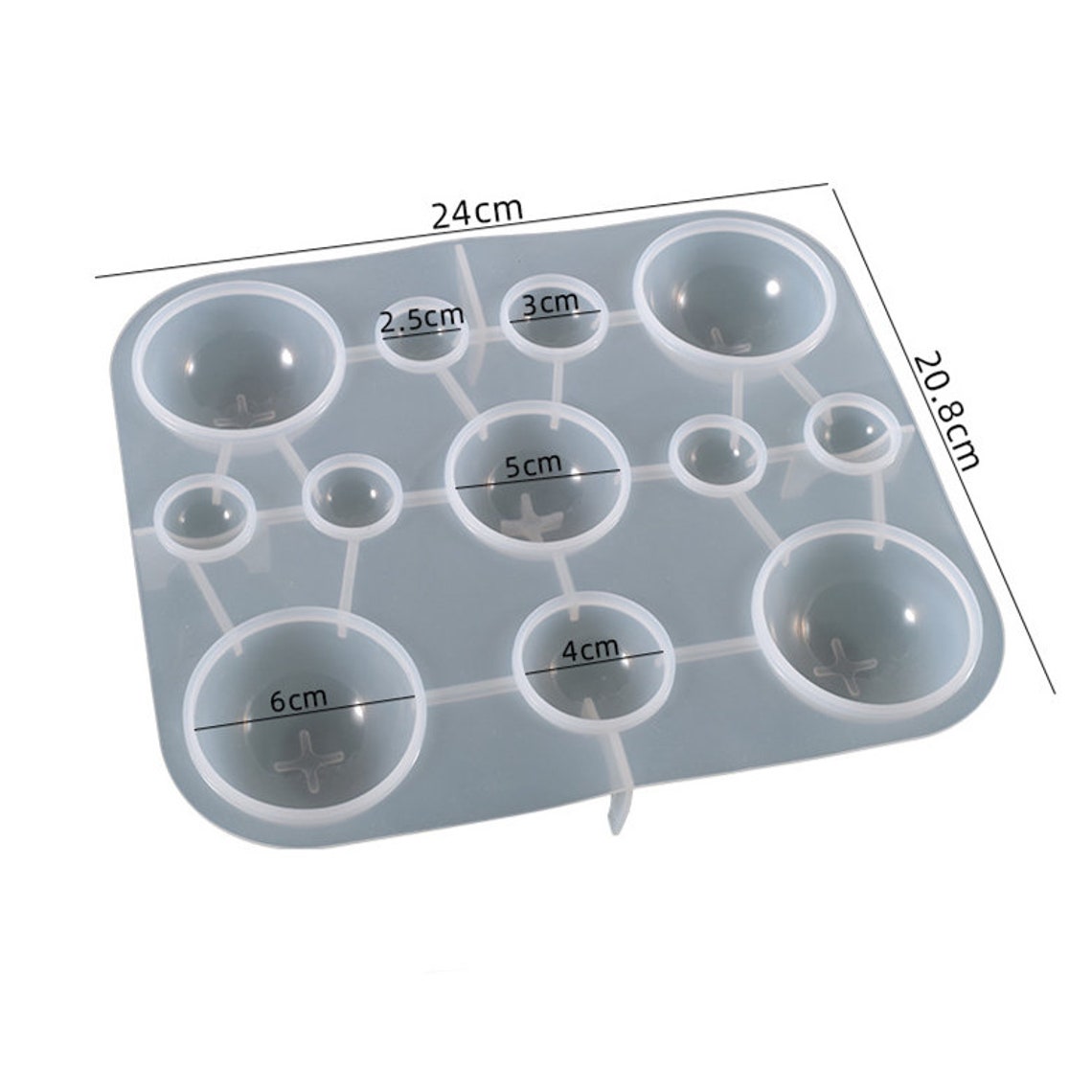 Half Ball Silicone Mold-hemisphere Resin Mold-half-sphere - Etsy