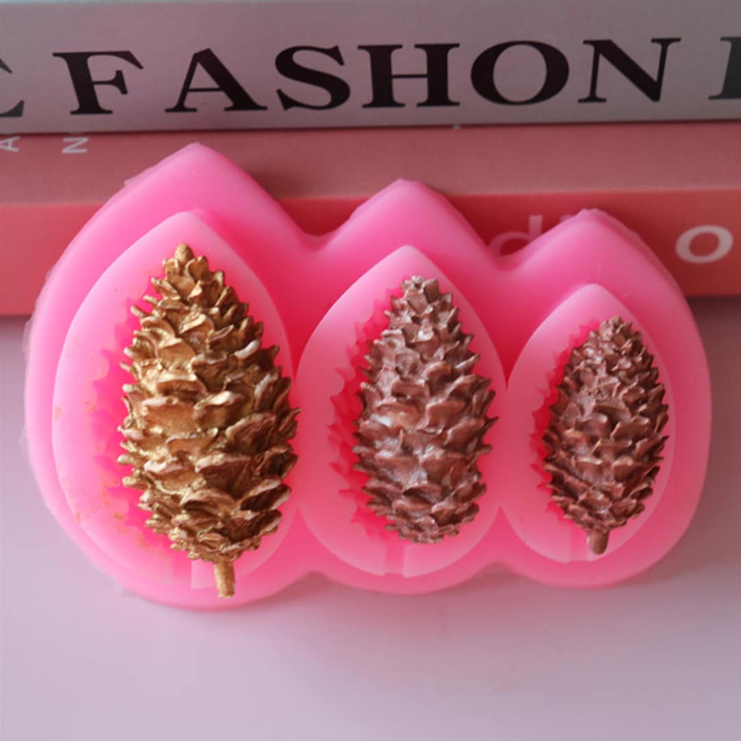 Small Pinecone Silicone Mold-pine Cone Resin Mold-christmas Pine Cone ...