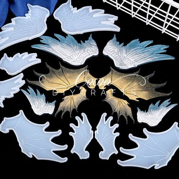 Halloween Wings Silicone Mold-angel Wings Mold-devil Wings | Etsy