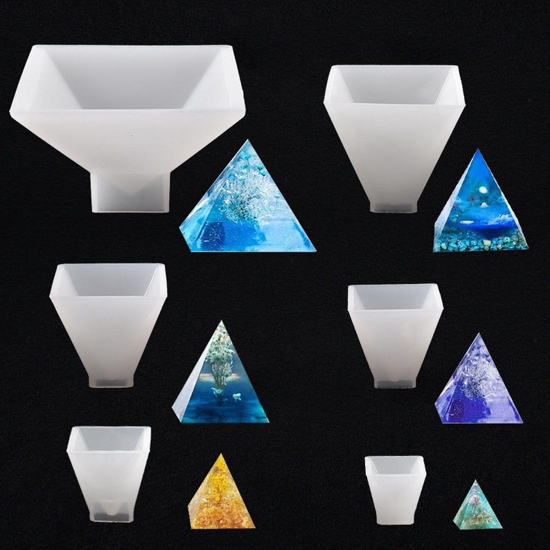 Orgone Pyramid Silicone Mold-pyramid Resin Mold-energy Tower - Etsy