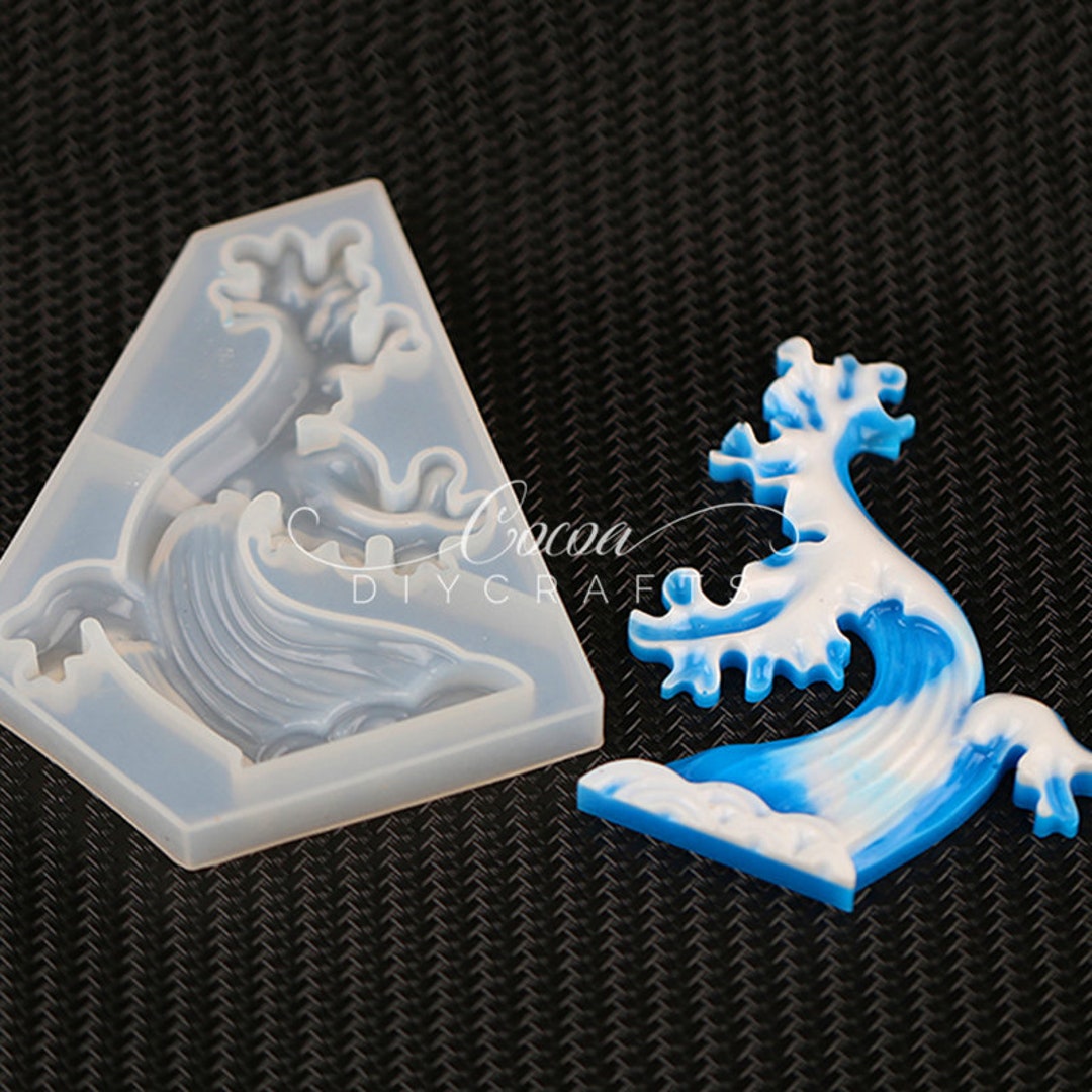 Wave Silicone Mold-water Wave Resin Mold-water Ripple Mold-blue Ocean ...