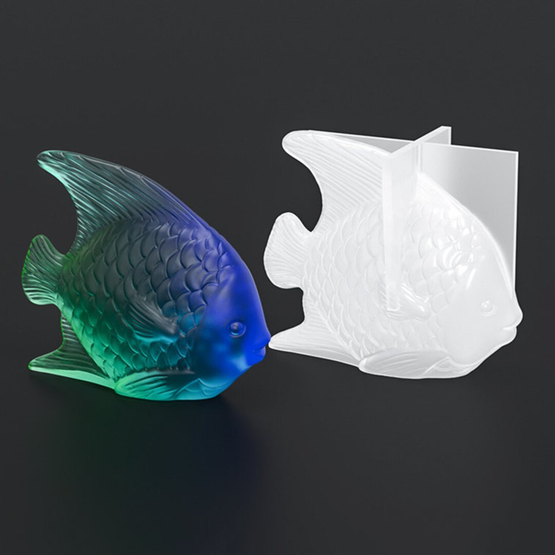 Cute Goldfish Silicone Mold-large Goldfish Resin Mold-animal Fish Mold ...