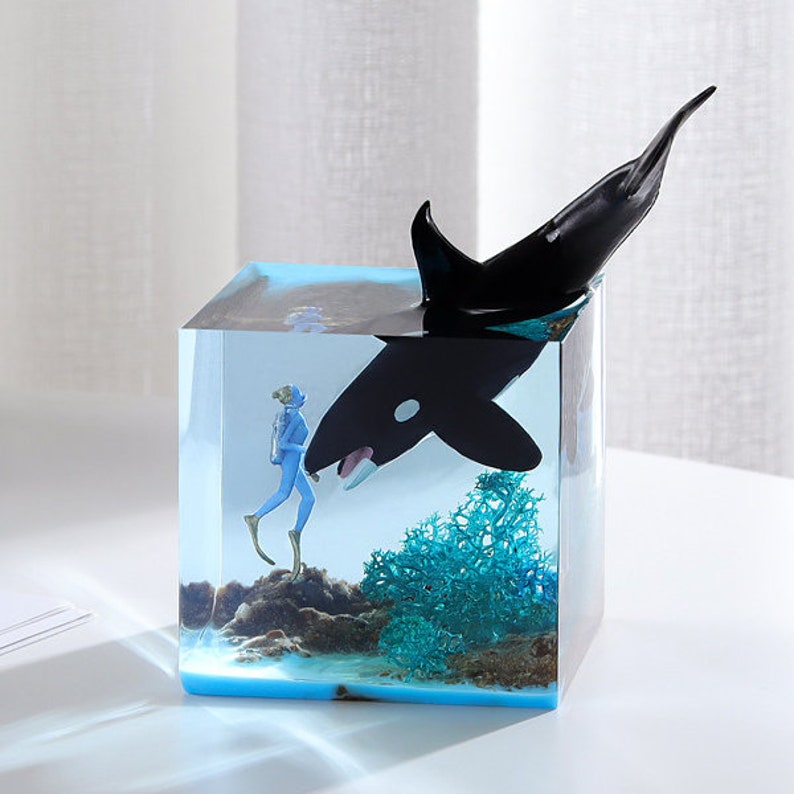 3D Scuba Diver Resin Filling Materials-diver Model for - Etsy